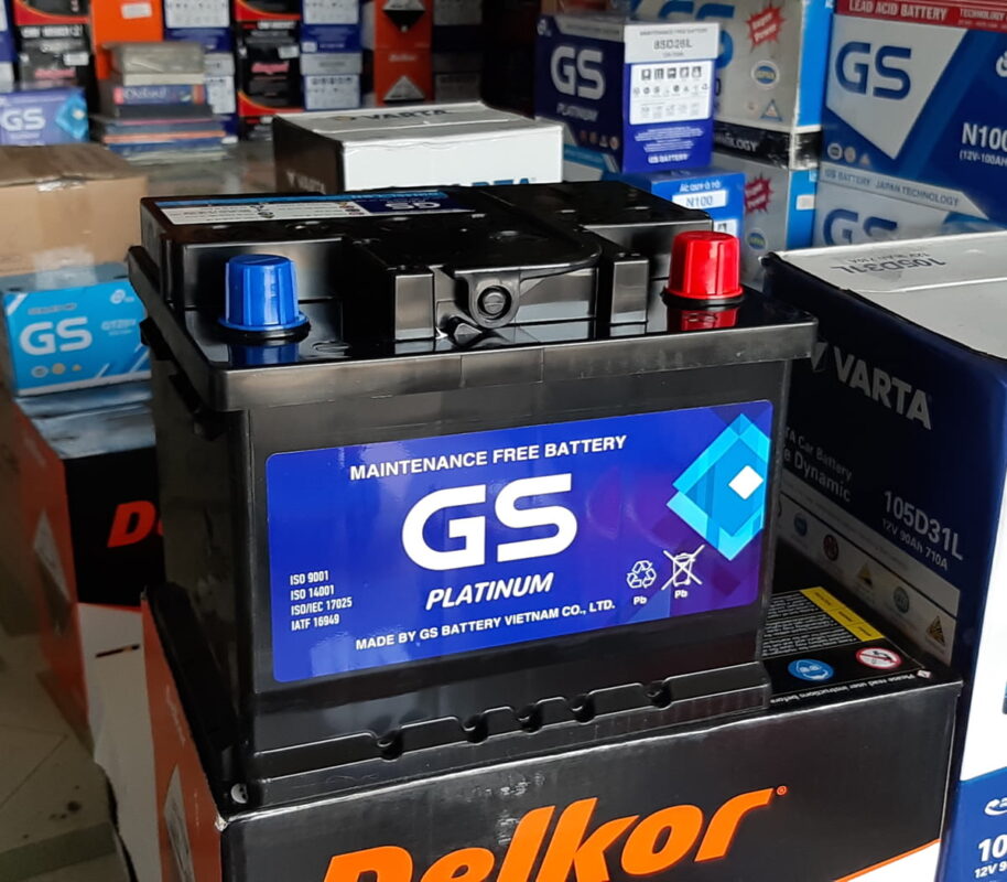 Ắc quy GS MF DIN45L (12v-45Ah)